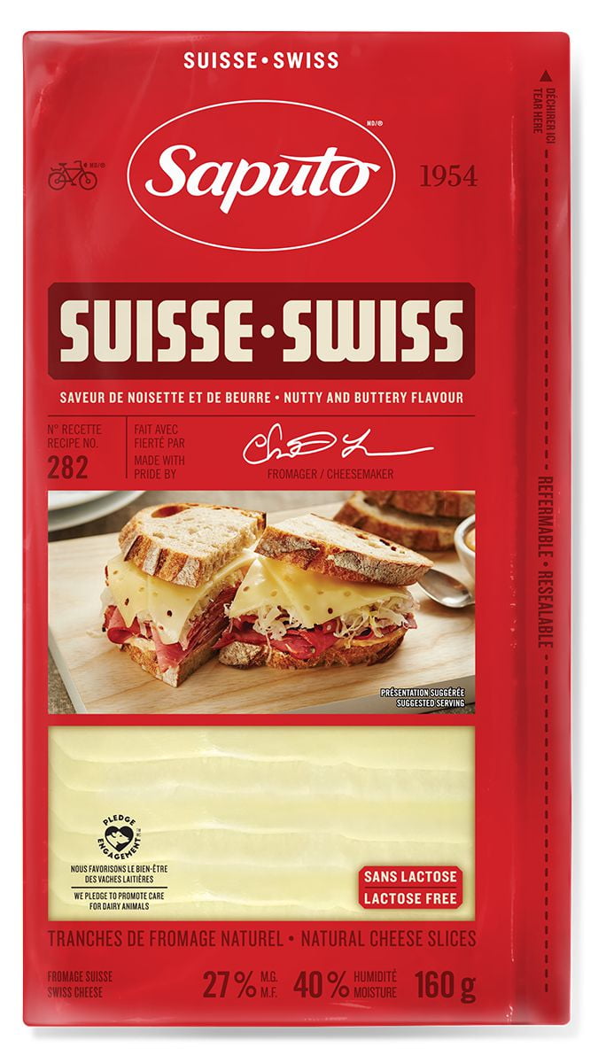 Saputo Swiss Cheese Slices - Walmart.ca
