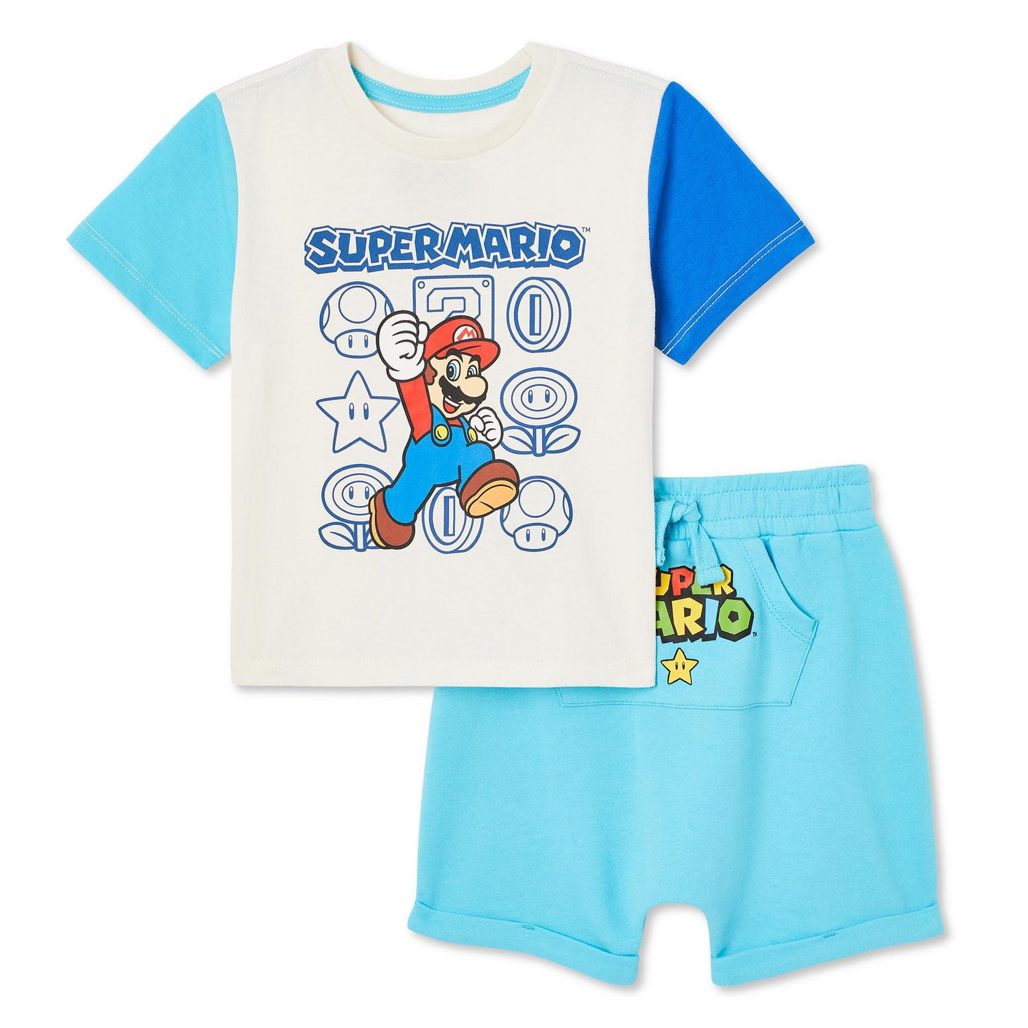 Super Mario Bros. Toddler Boys' Short 2-Piece Set, Sizes 2T-5T - Walmart.ca