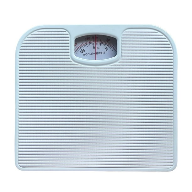 Accuweight Mechanical Bathroom Scale with dial, 286 lbs (130 kg ...