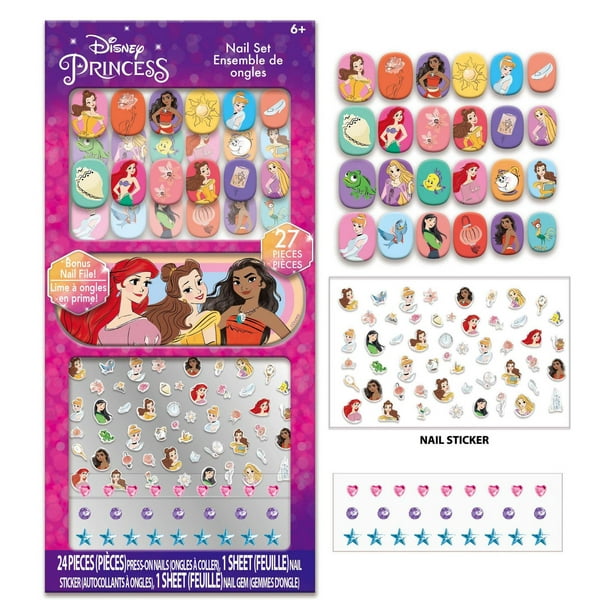 Disney Princess 27pc Press On Nails, Nail Set - Walmart.ca