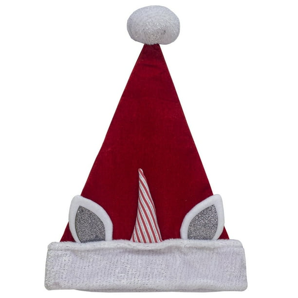 Holiday Time Red Unicorn Santa Hat - Walmart.ca