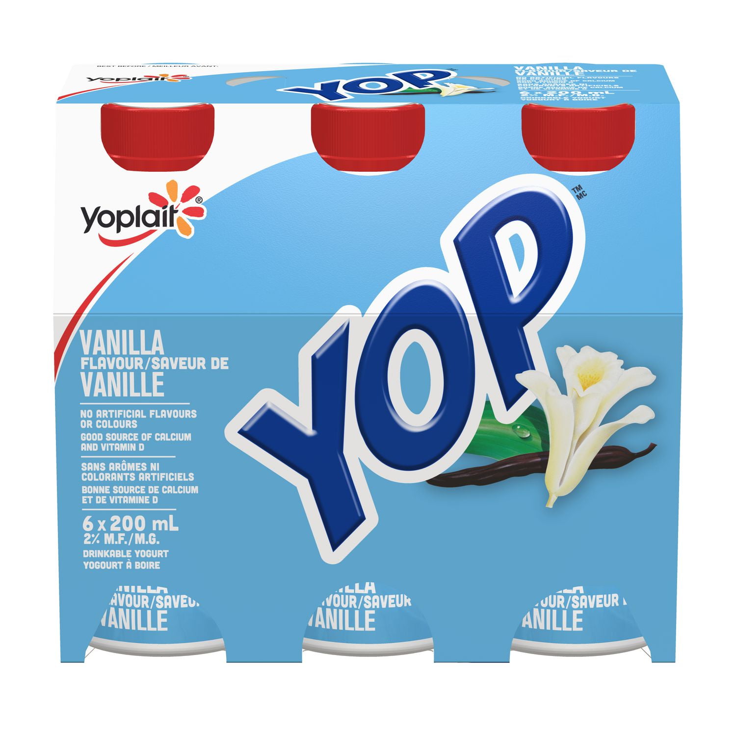 Yop by Yoplait Vanilla Flavour Drinkable Yogurt | Walmart Canada