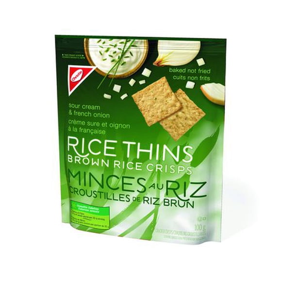 Rice Thins Sour Cream & French Onion 100g - Walmart.ca