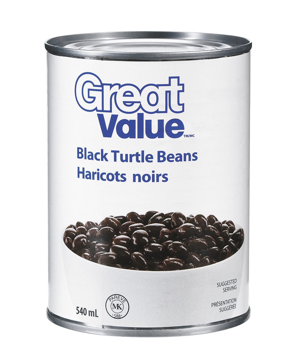 Great Value Black Turtle Beans | Walmart Canada