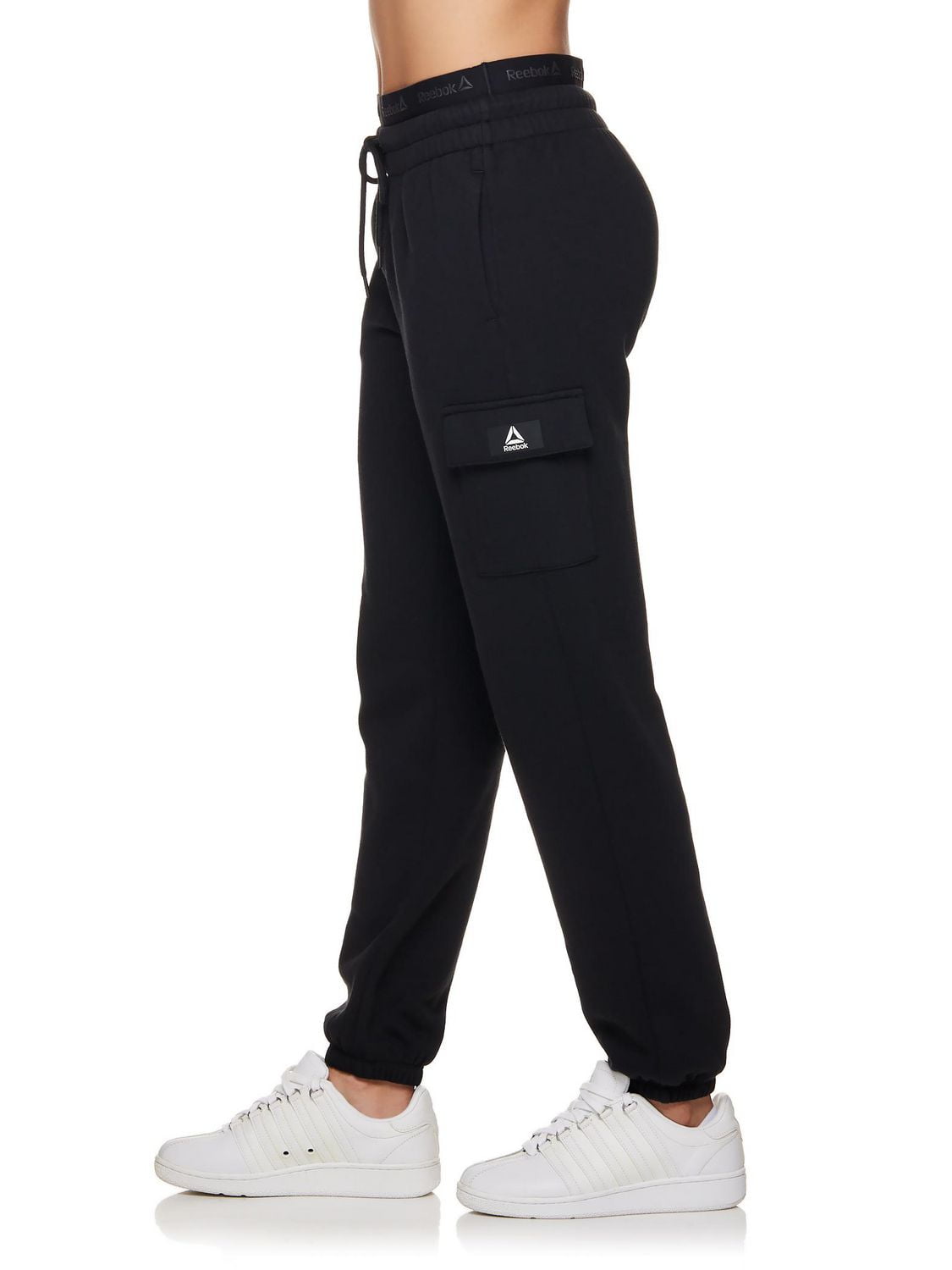 Reebok Womens Flight Fleece Jogger With Cargo Pocket Walmart
