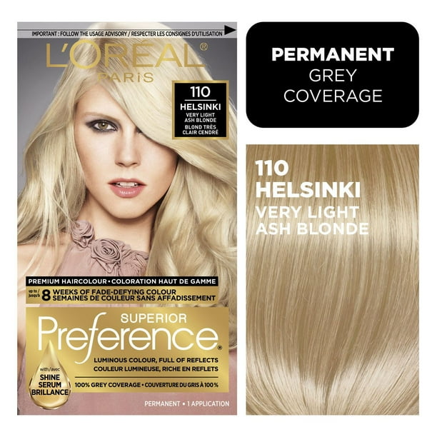 L'Oréal Paris Superior Preference Permanent Hair Dye, 100% Grey ...