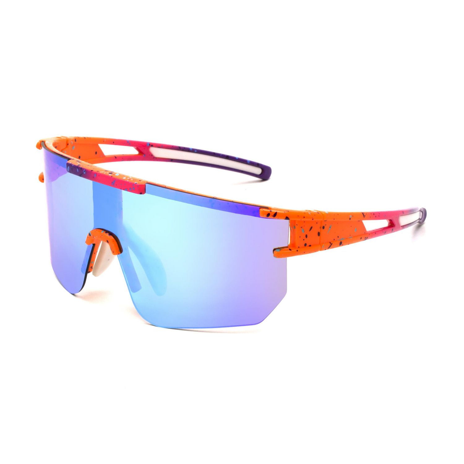 Click here for Athletic Works Pink And Orange Shield Sunglasses O... prices