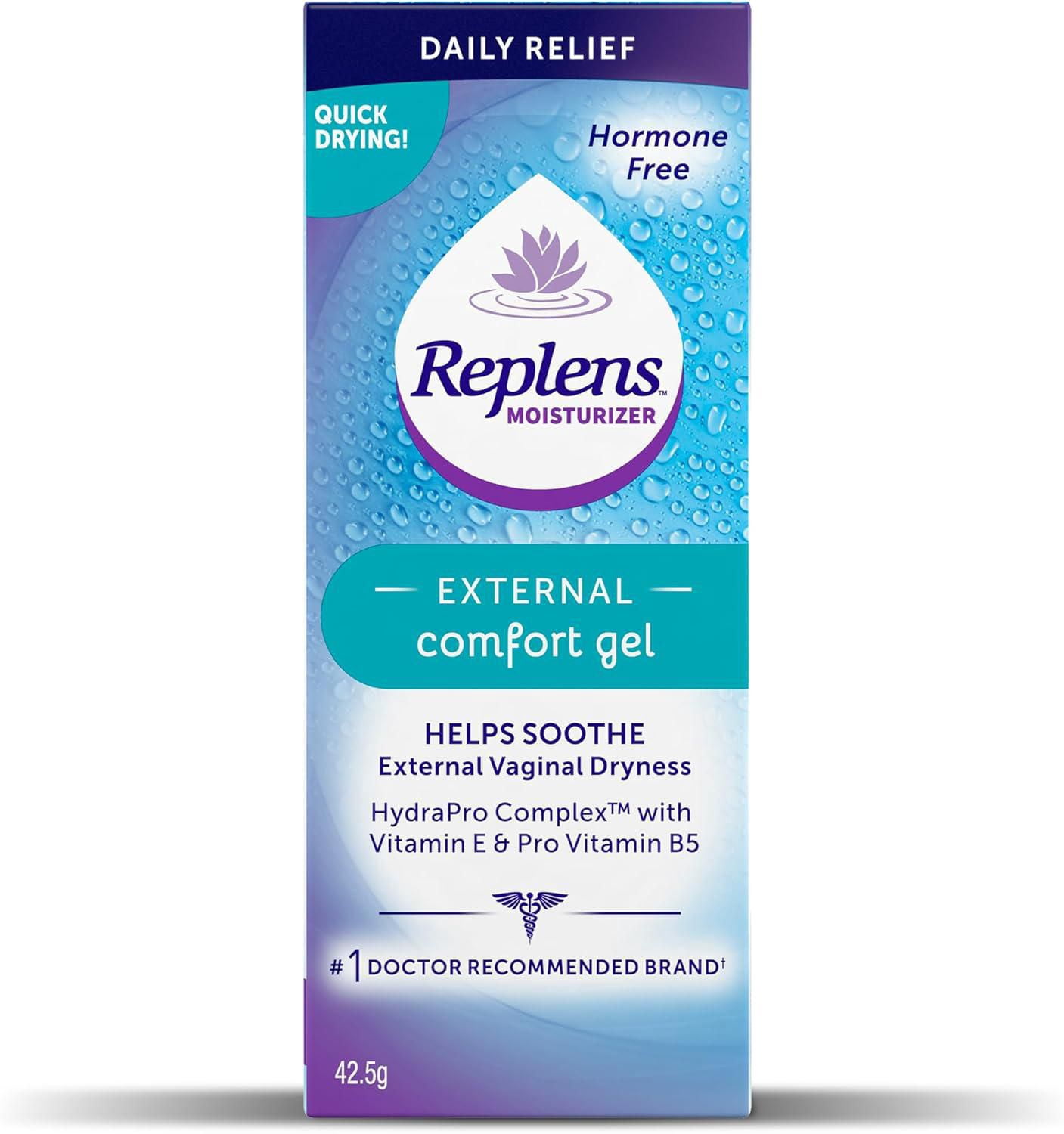 Replens Moisture Restore External Comfort Gel, Soothes and Relieve ...