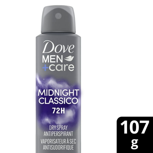 Dove Men+Care Midnight Classico Dry Spray Antiperspirant, 107 g ...