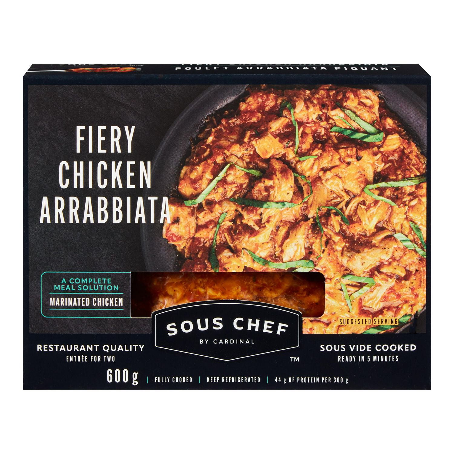 Sous Chef by Cardinal Fiery Chicken Arrabbiata, 600 g - Walmart.ca