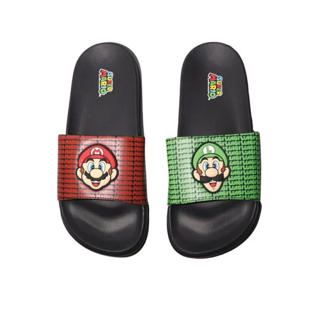 Mens Super Mario Soccer Slide Sandals - Walmart.ca
