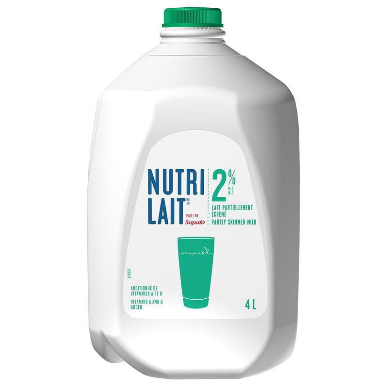 Nutrilait 2 % Partly Skimmed Milk | Walmart Canada