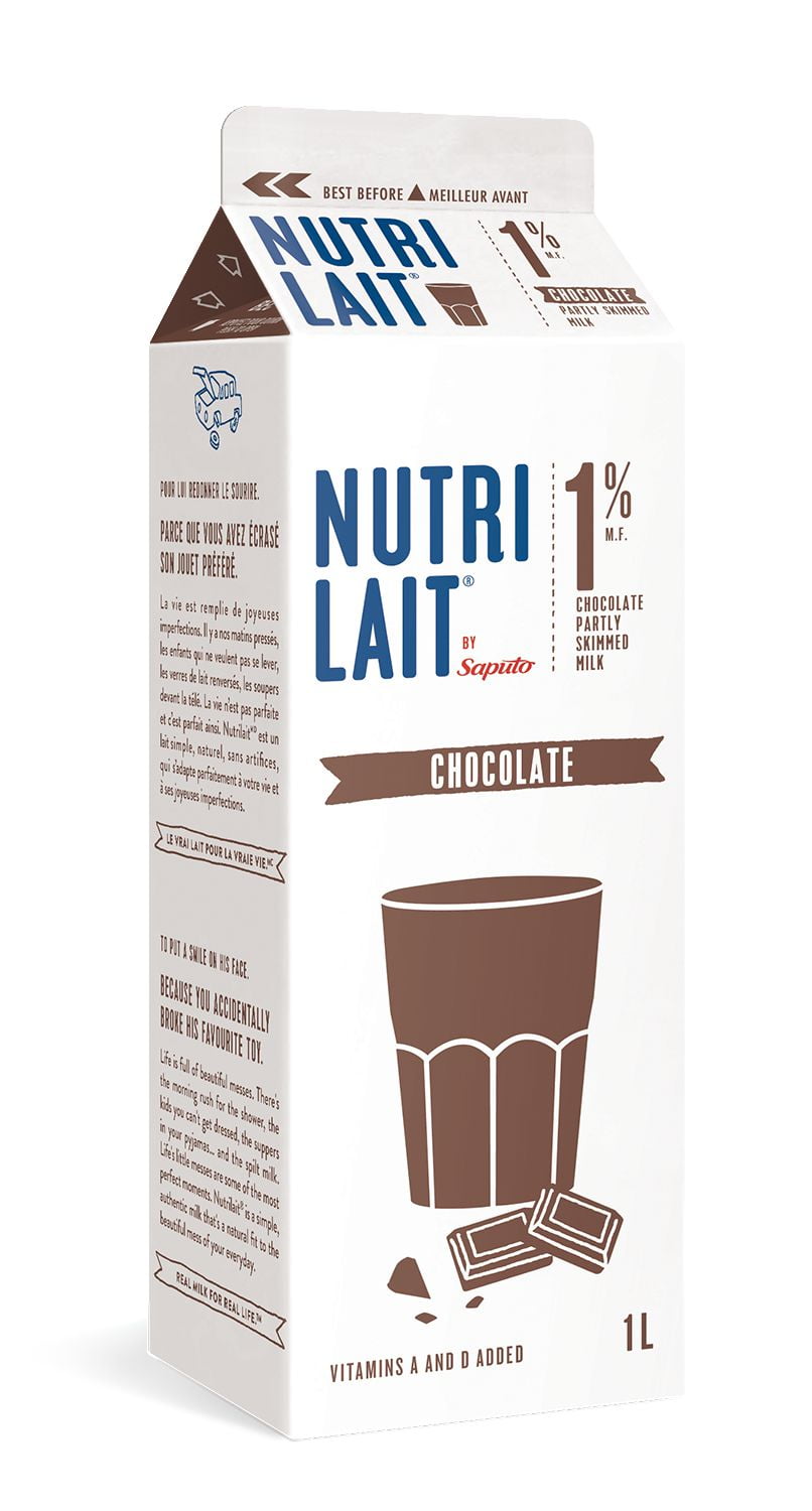 Nutrilait 1 % M.F. Chocolate Partly Skimmed Milk | Walmart Canada
