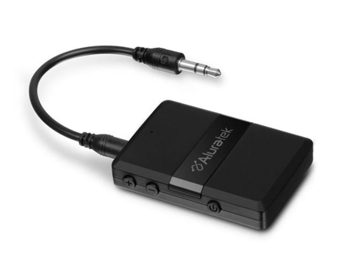 Aluratek Bluetooth Audio Receiver / Transmitter with Detached Cable ...