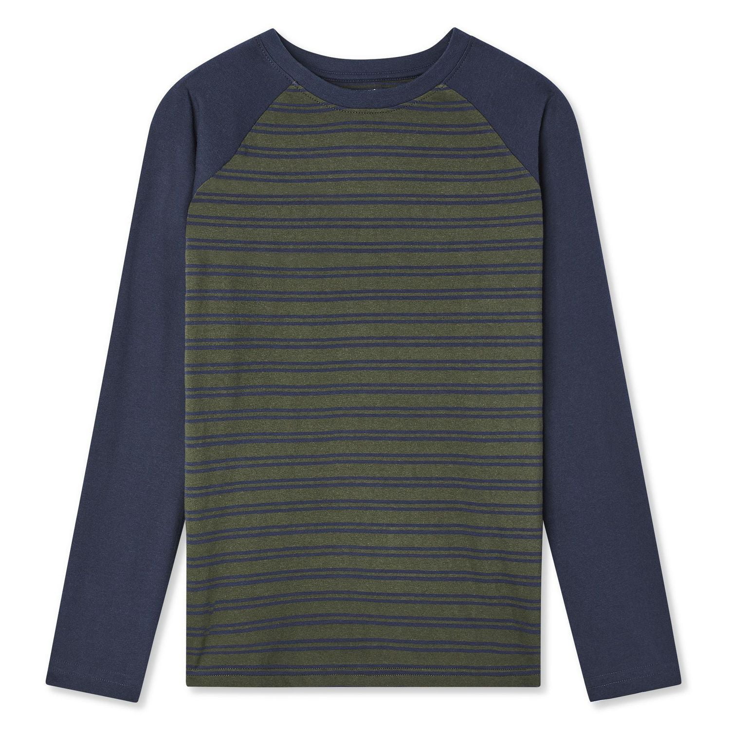 George Boys' Long Sleeve Raglan Stripe Tee | Walmart Canada