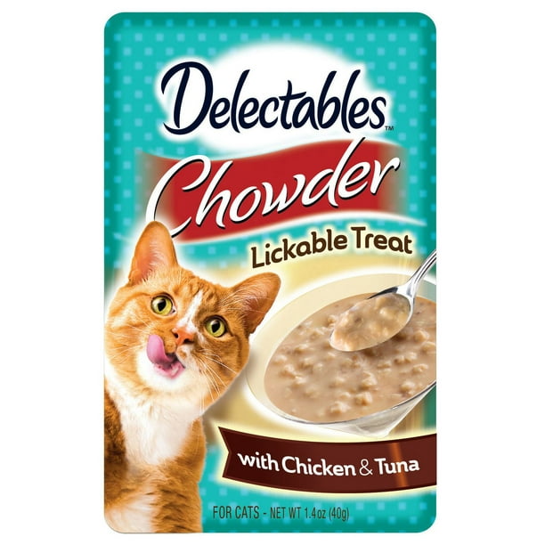 Hartz Delectables Lickable Chowder Chicken & Tuna CAT Treats - Walmart.ca