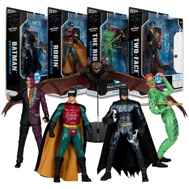 Batman Forever Bundle Set w/Nightmare Bat 7" Build-A-Figure - Walmart.ca