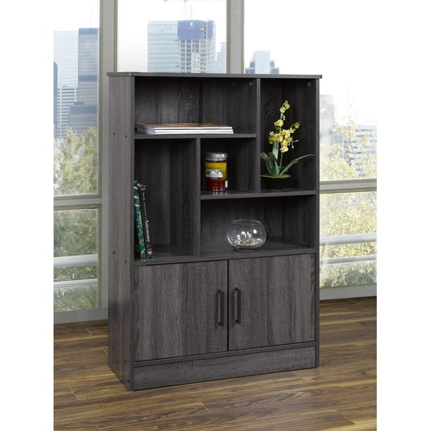 Ziva MDF Bookshelf in Tallisa Oak Finish - Walmart.ca