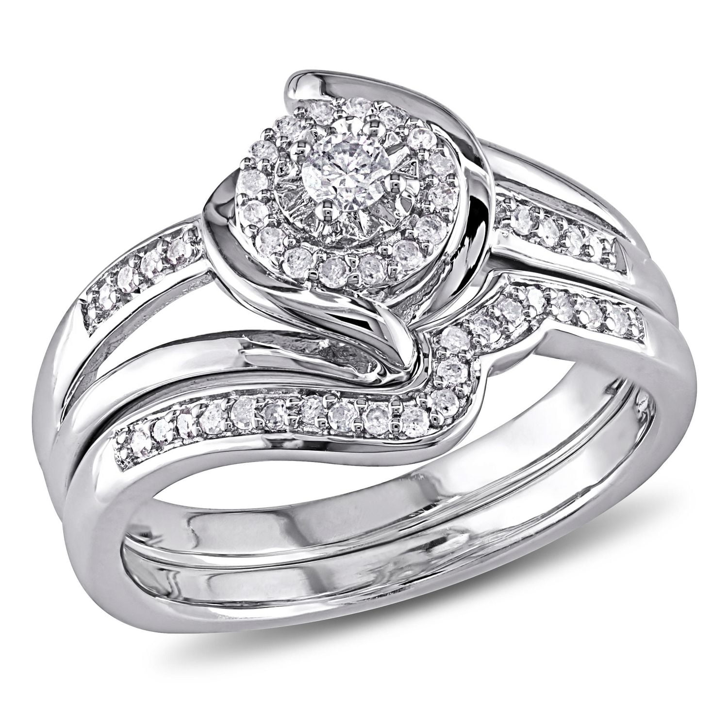 Click here for Miabella 0.25 Carat T. W. Diamond Sterling Silver... prices