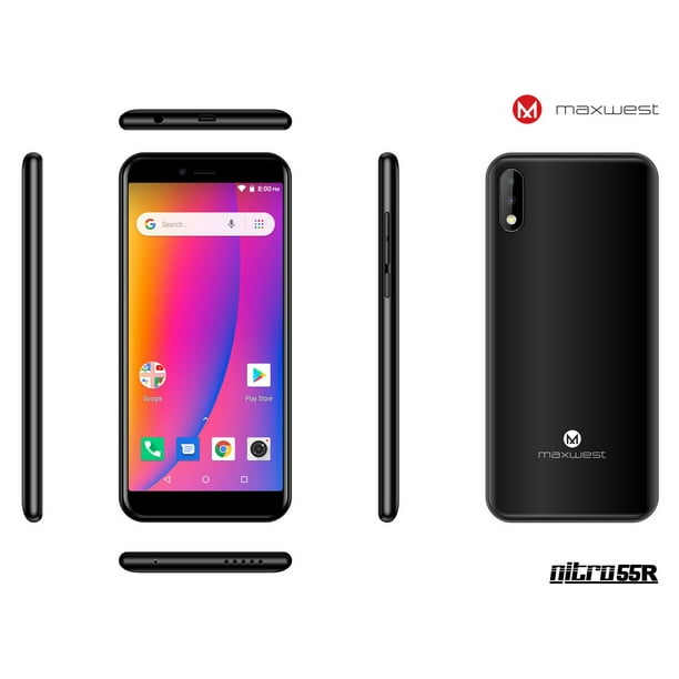Maxwest Nitro 5.5 Unlocked Phone Black - Walmart.ca