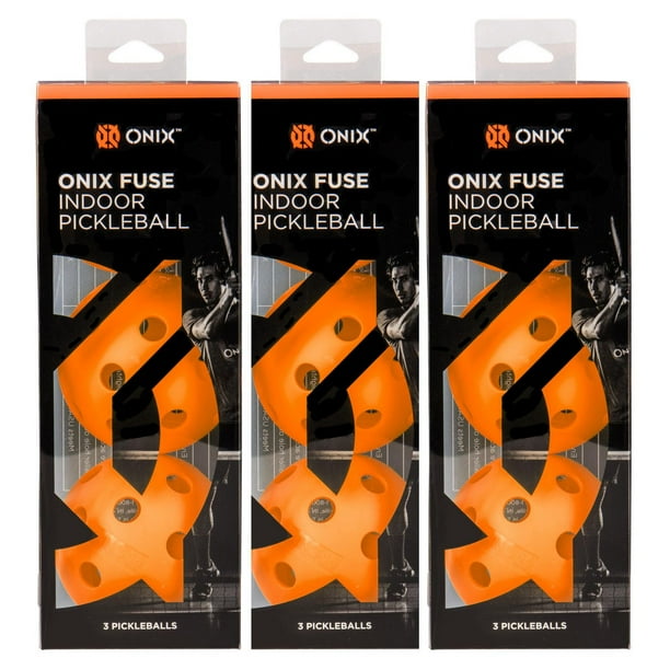 Onix Fuse Indoor Orange Pickleball Ball 9-Pack - Walmart.ca