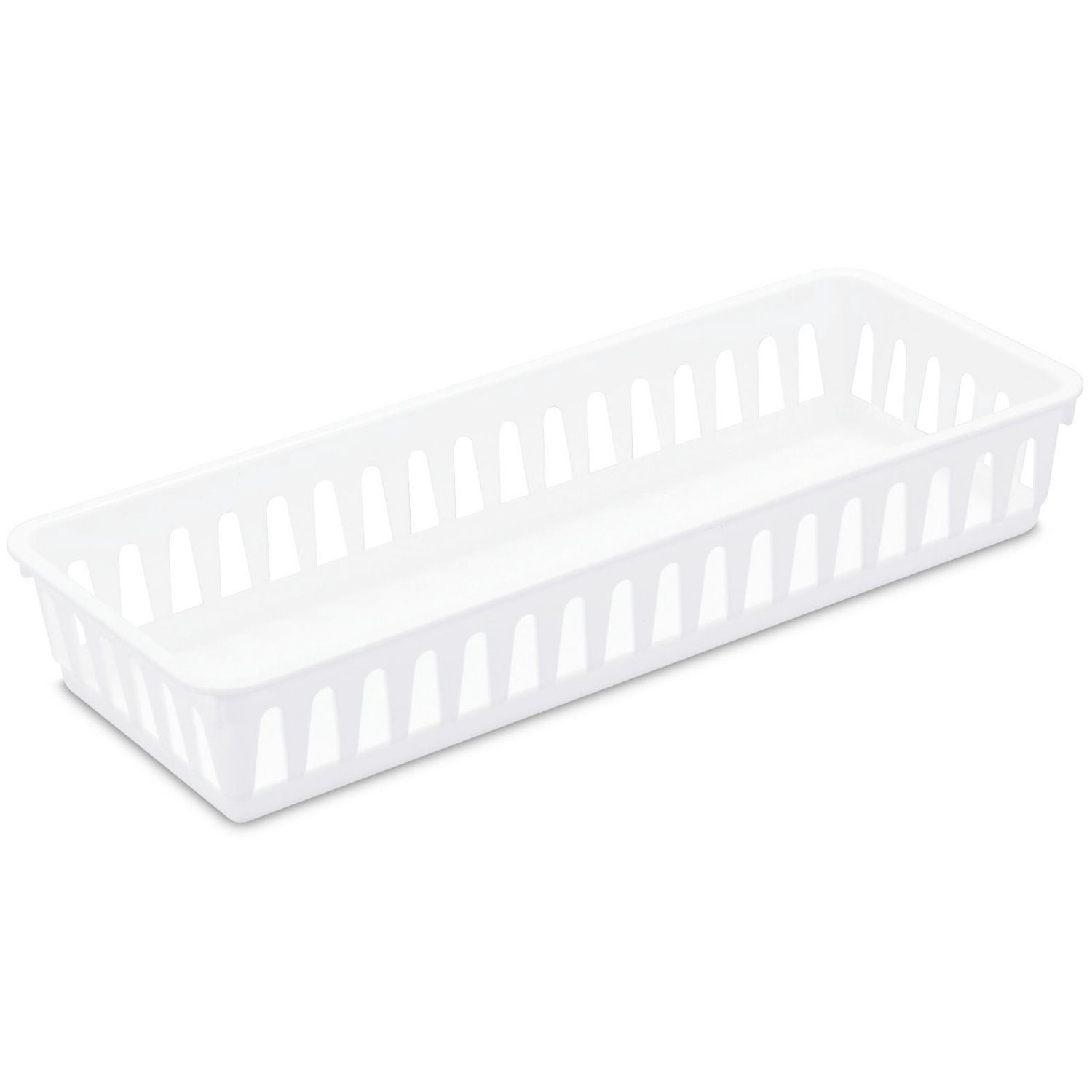Sterilite White Slim Storage Tray, 1 tray - Walmart.ca