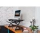 Rocelco 32" Height Adjustable Standing Desk Converter - Sit Stand ...
