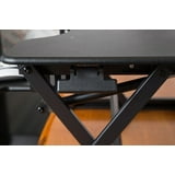 Rocelco 32" Height Adjustable Standing Desk Converter - Sit Stand ...