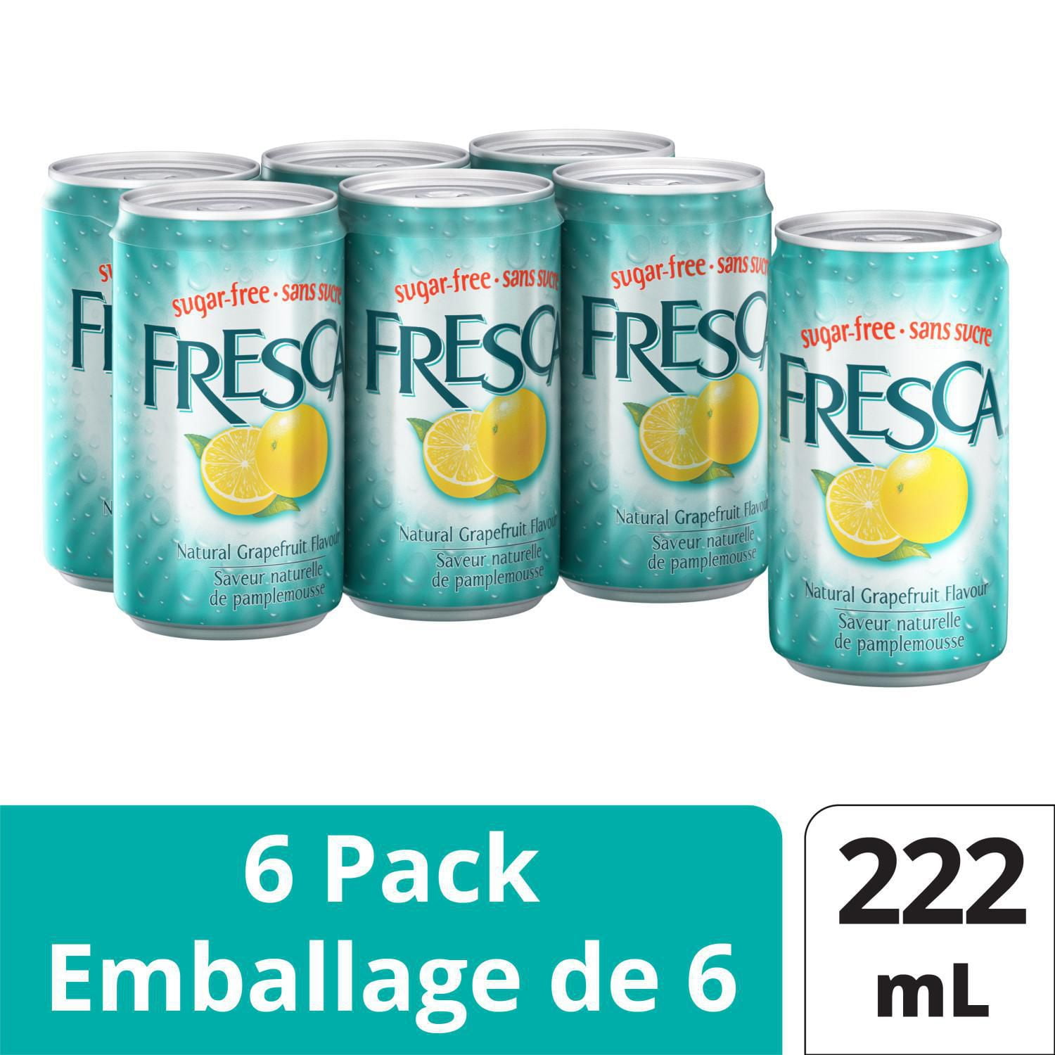 Fresca 222mL Mini-Cans 6 Pack | Walmart Canada