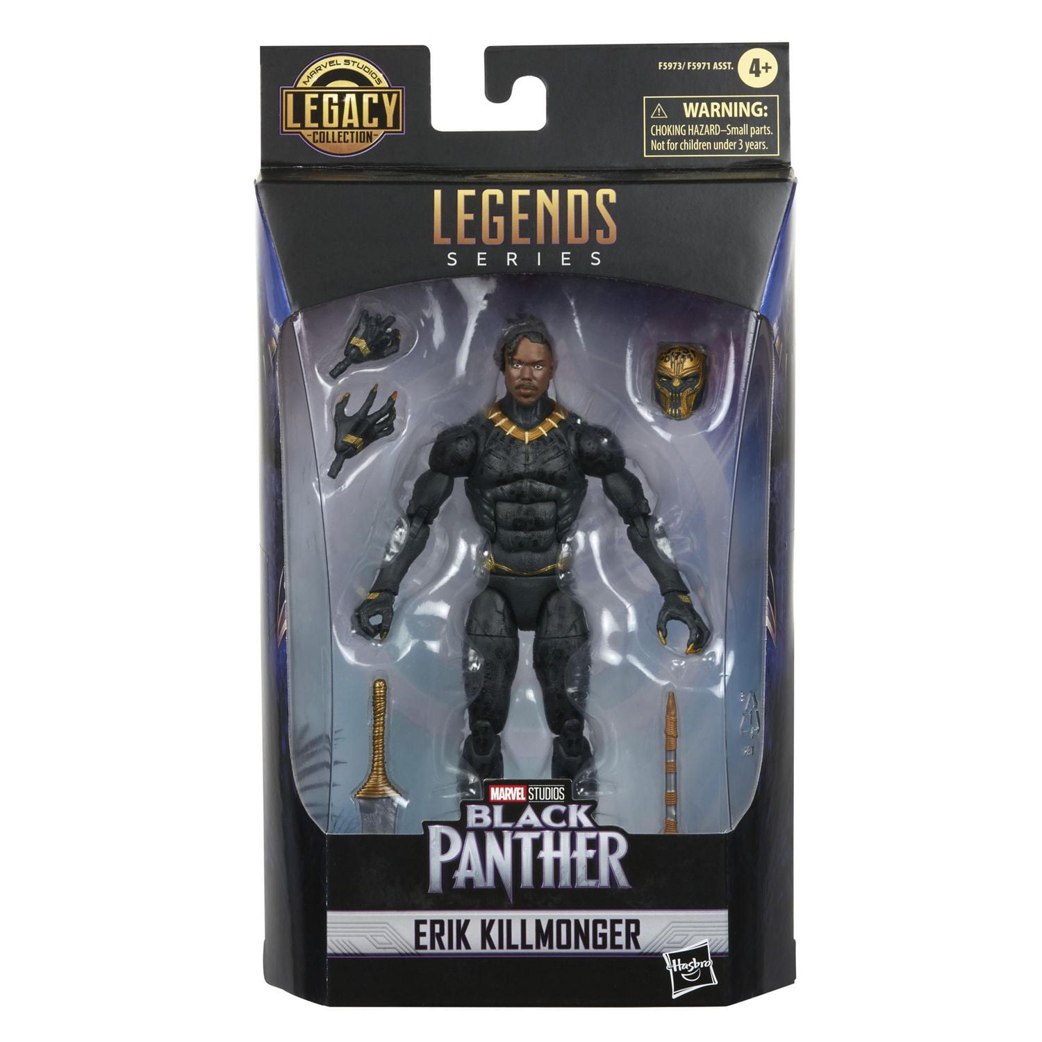 Marvel Legends Black Panther Legacy Collection Killmonger 6 inch Action Figure Collectible Toy Walmart