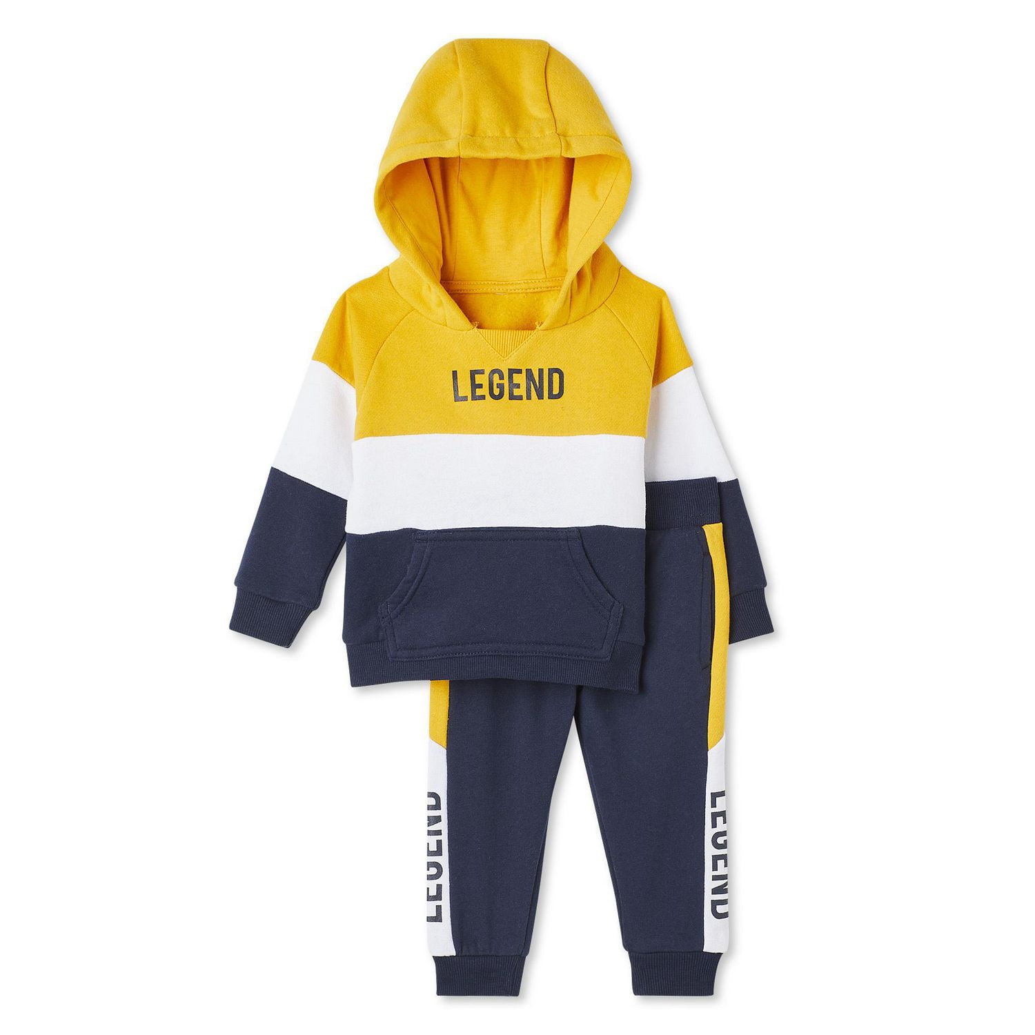 George Baby Boys' Fleece Hoodie and Pant 2-Piece Set | Walmart Canada