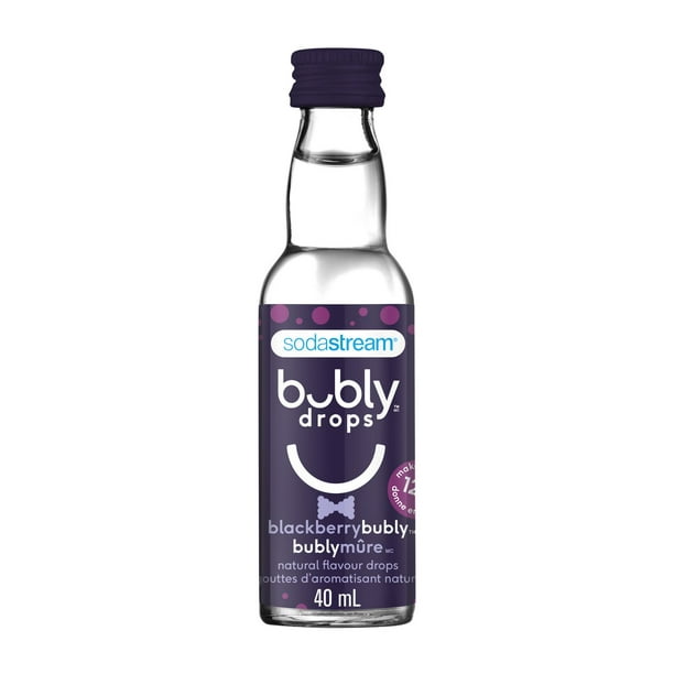 SodaStream bubly drops Blackberry, One 40ml bubly drops ™ bottle ...
