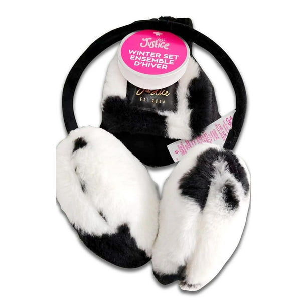 Justice Girls Faux Fur Earmuff and Glove Set - Walmart.ca