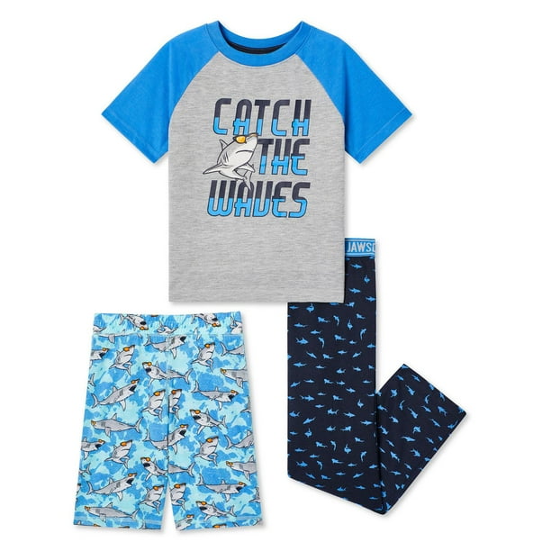George Boys' Jersey Pajamas 3-Piece Set - Walmart.ca