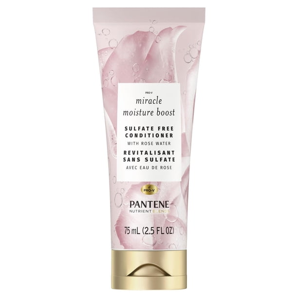 PANTENE NUTRIENT BLENDS Miracle Moisture Boost with Rose Water SULFATE ...