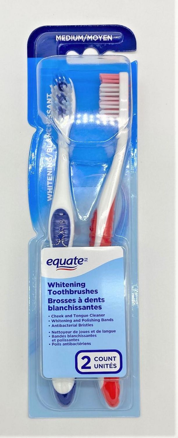 Equate Medium Whitening Toothbrush | Walmart Canada