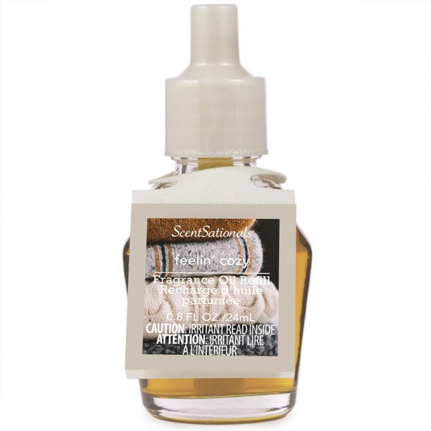 ScentSationals Scent Charm Oil - Feelin' Cozy, 0.8 Fl oz, 24 mL Refill ...