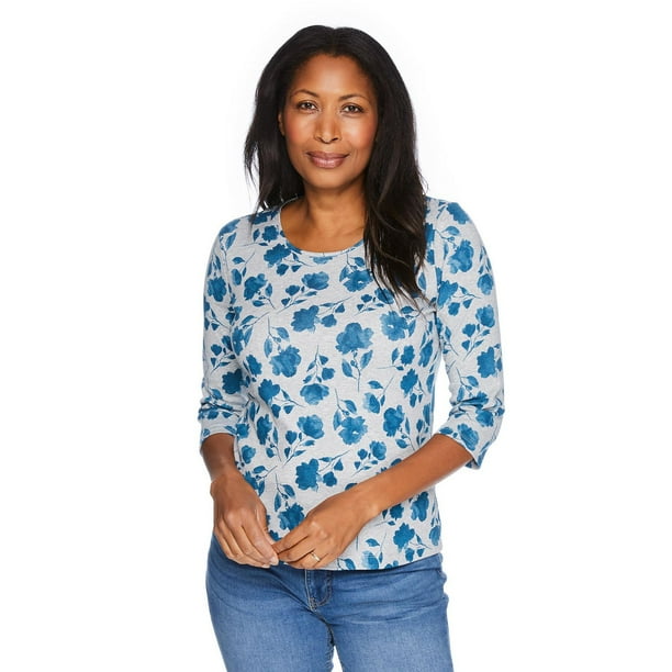 Penmans Women's 3/4 Sleeve Crew Neckline Top - Walmart.ca