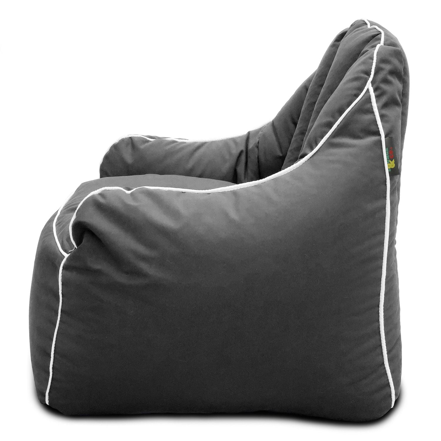 Lounge Co Grey Bluff Bean Filled Chair