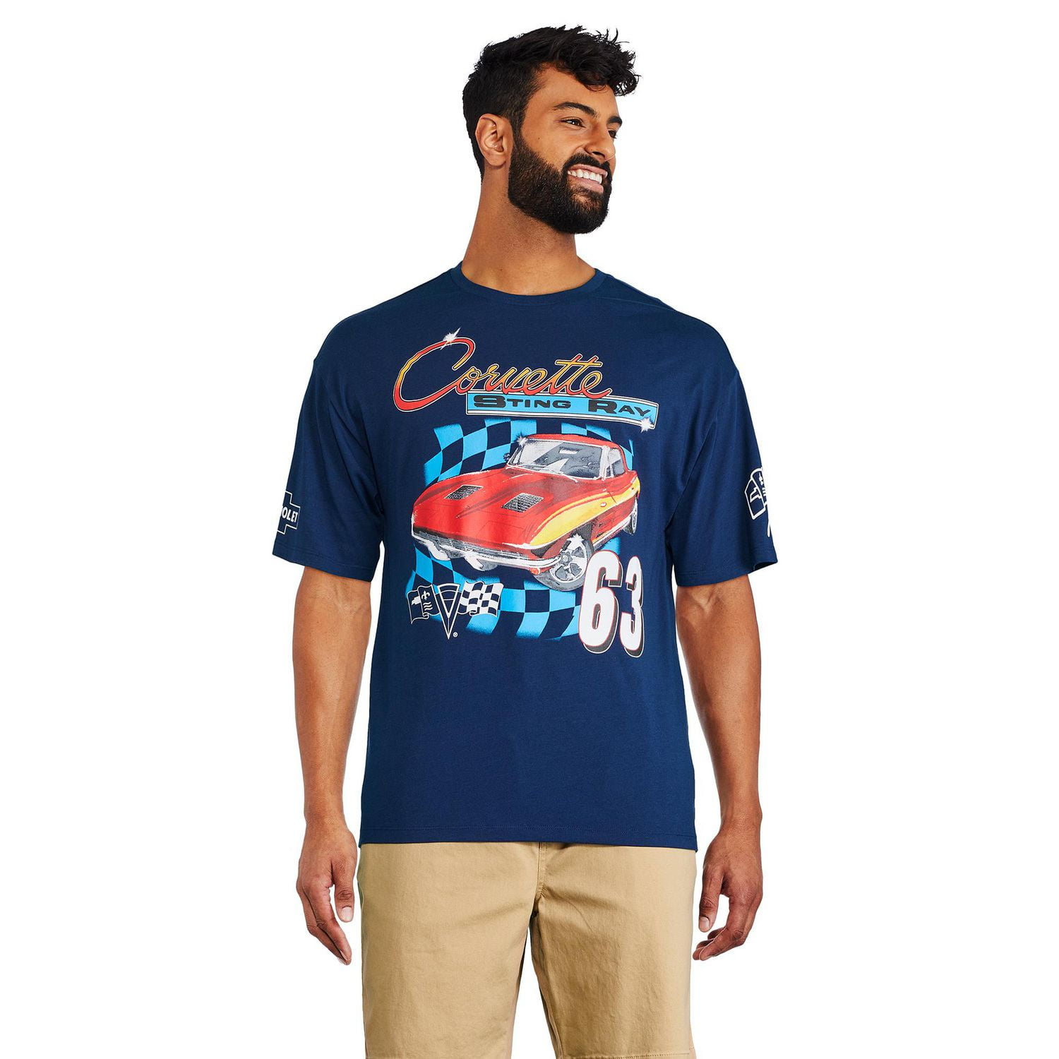 Click here for General Motors Mens Drop Shoulder Corvette Tee L prices