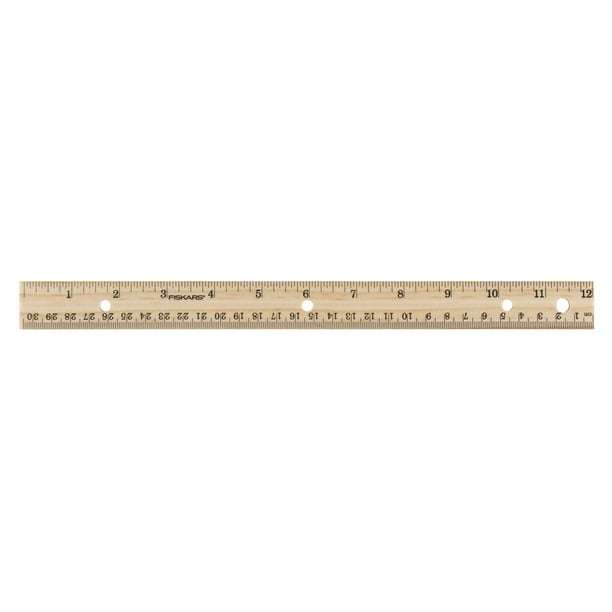 FISKARS 12IN WOOD RULER, 12IN WOOD - Walmart.ca