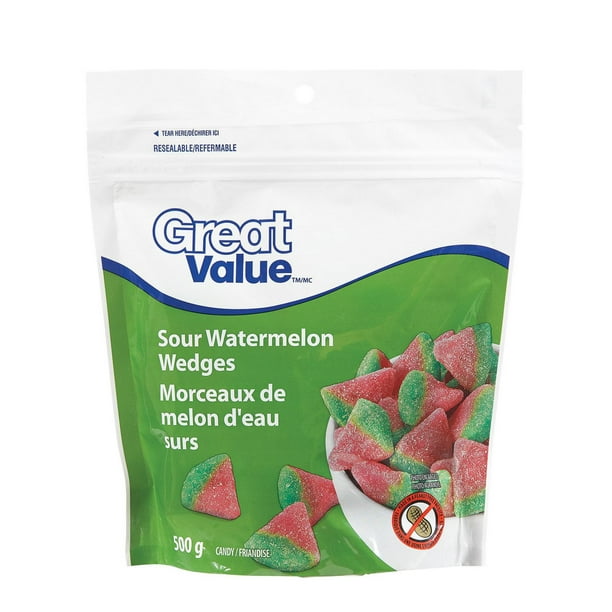 Great Value Sour Watermelon Wedges - Walmart.ca