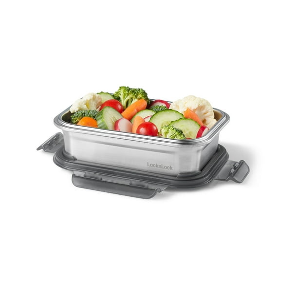 LocknLock STEEL - Food Container 20 oz/600ml, Stainless Steel - Walmart.ca