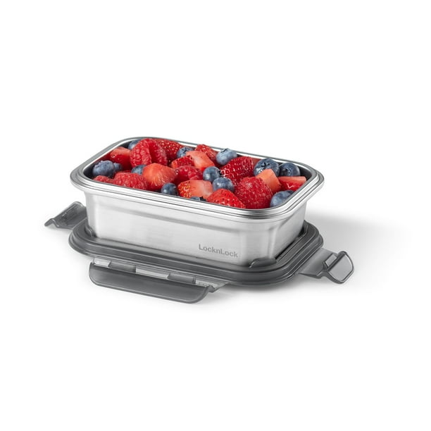 LocknLock STEEL - Food Container 14 oz/400ml, Stainless Steel - Walmart.ca
