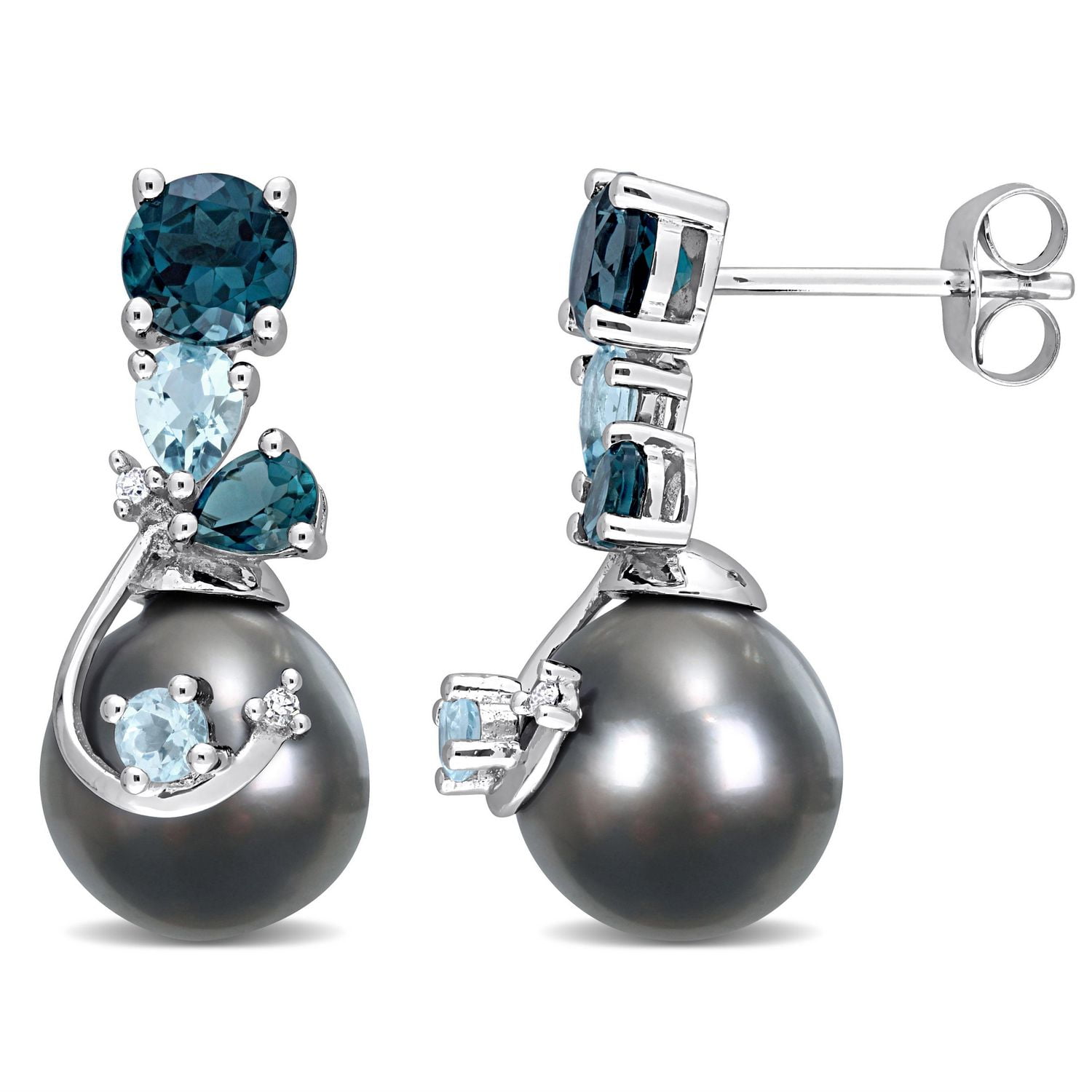 Click here for Miabella Tahitian Cultured Pearl & 2 Carat T. G.W.... prices