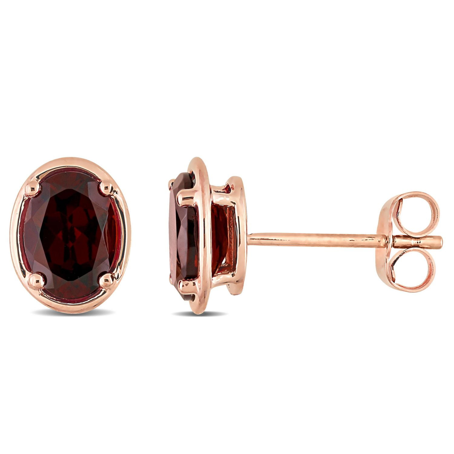 Click here for Miabella 1-7/8 Carat T. G.W. Garnet 14k Rose Gold... prices