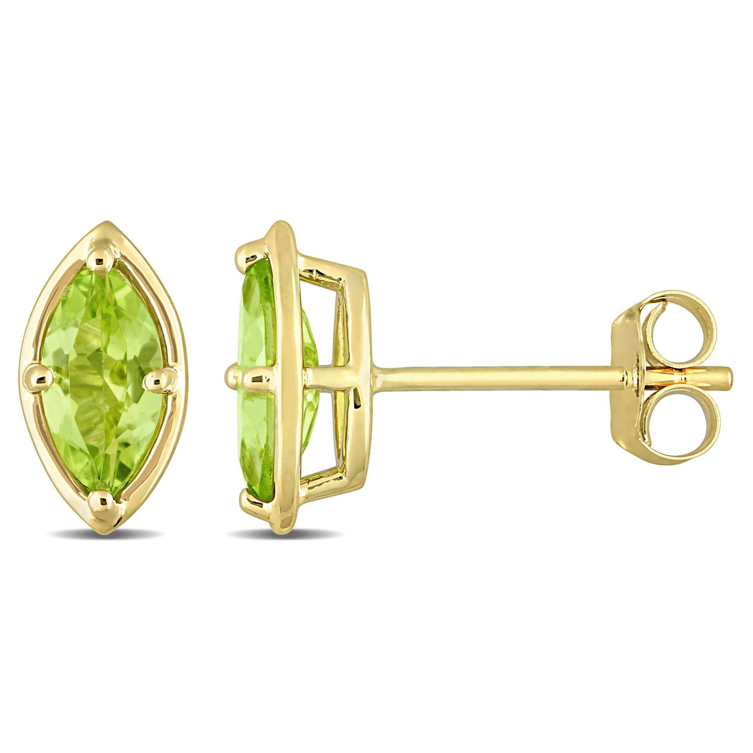 Click here for Miabella 4/5 Carat T. G.W. Peridot 14k Yellow Gold... prices