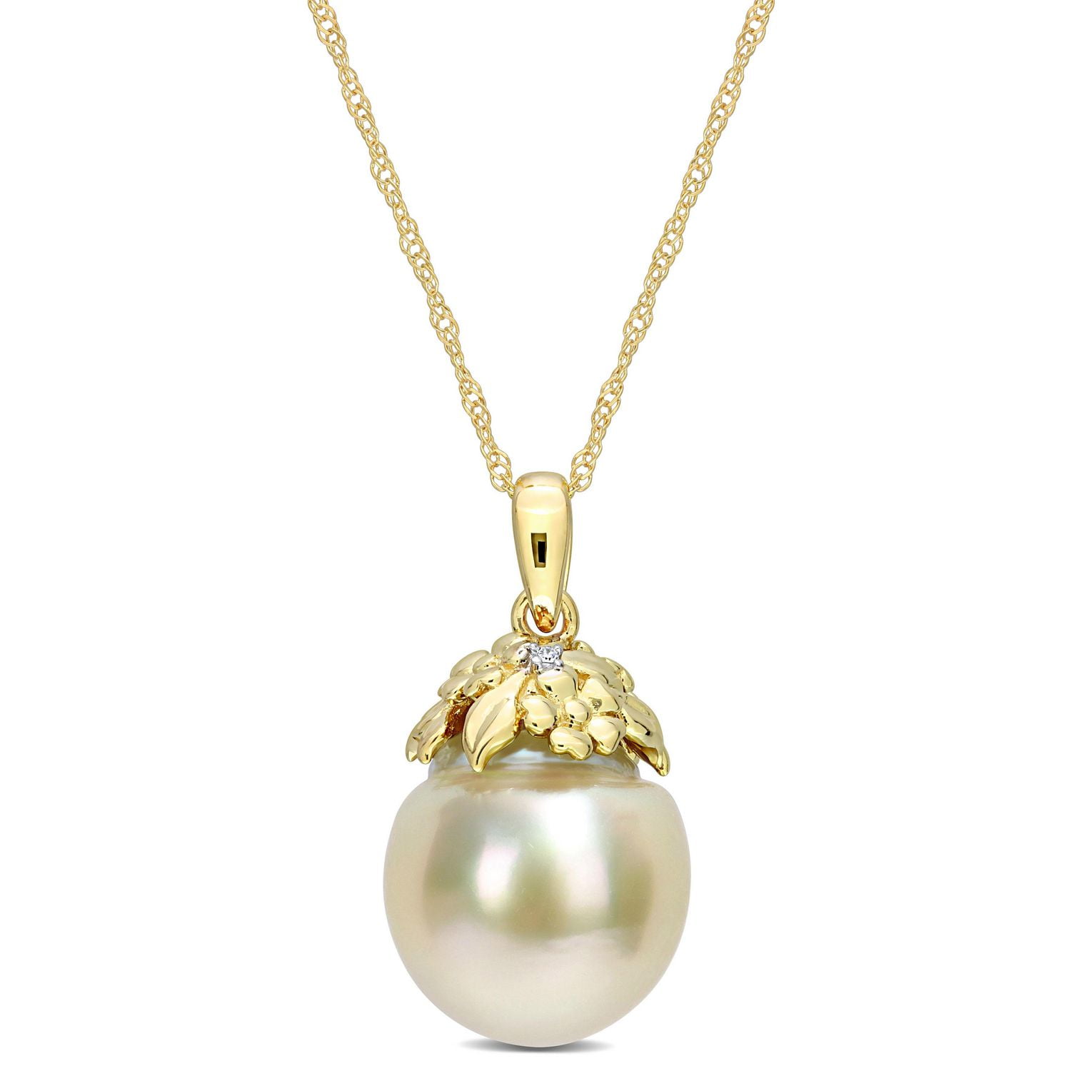 Click here for Miabella South Sea Cultured Pearl And Diamond Acce... prices