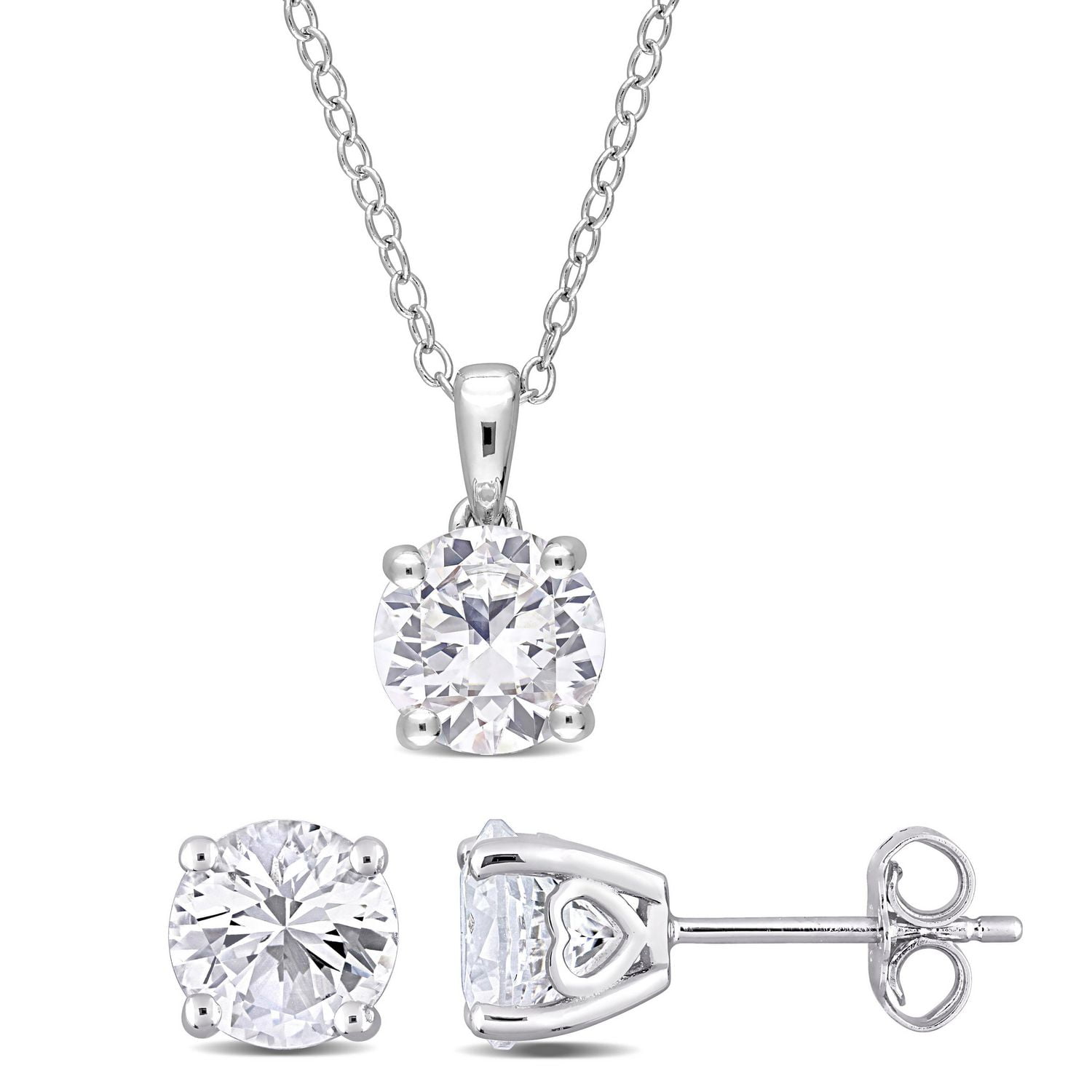 Click here for Miabella 2-Piece Set 4-7/8 Carat T. G.W. Created W... prices