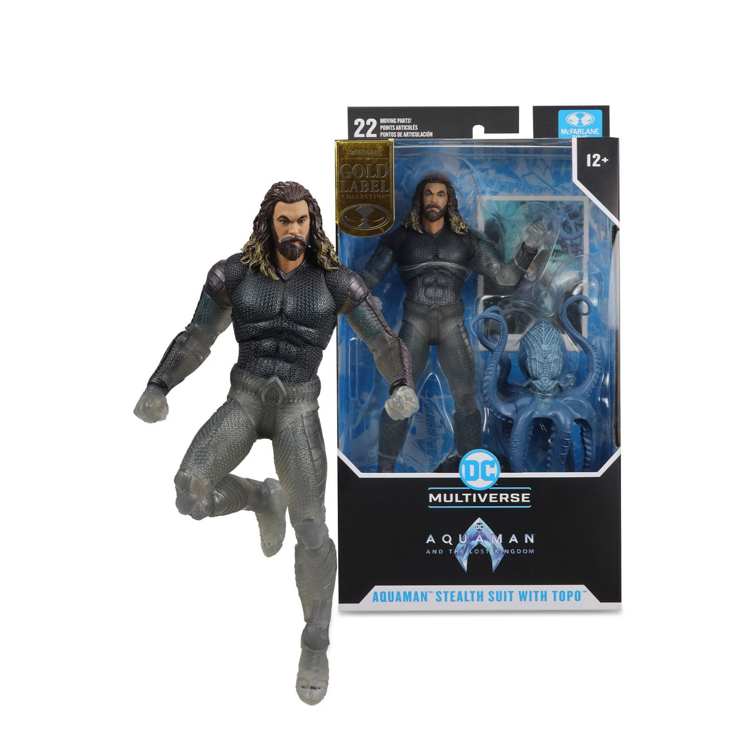 DC multiverse Aquaman Movie Stealth Suit with Topo Walmart